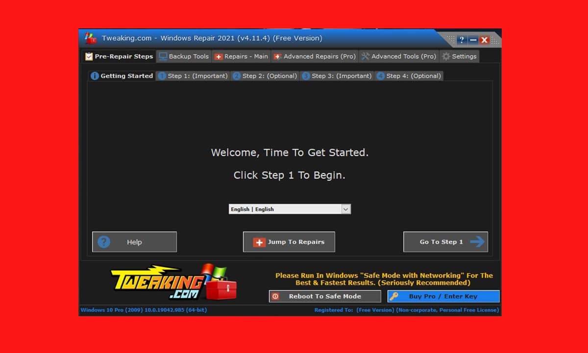 شرح برنامج Windows Repair 2021 المتخصص فى حل مشاكل الويندوز - shr7pc