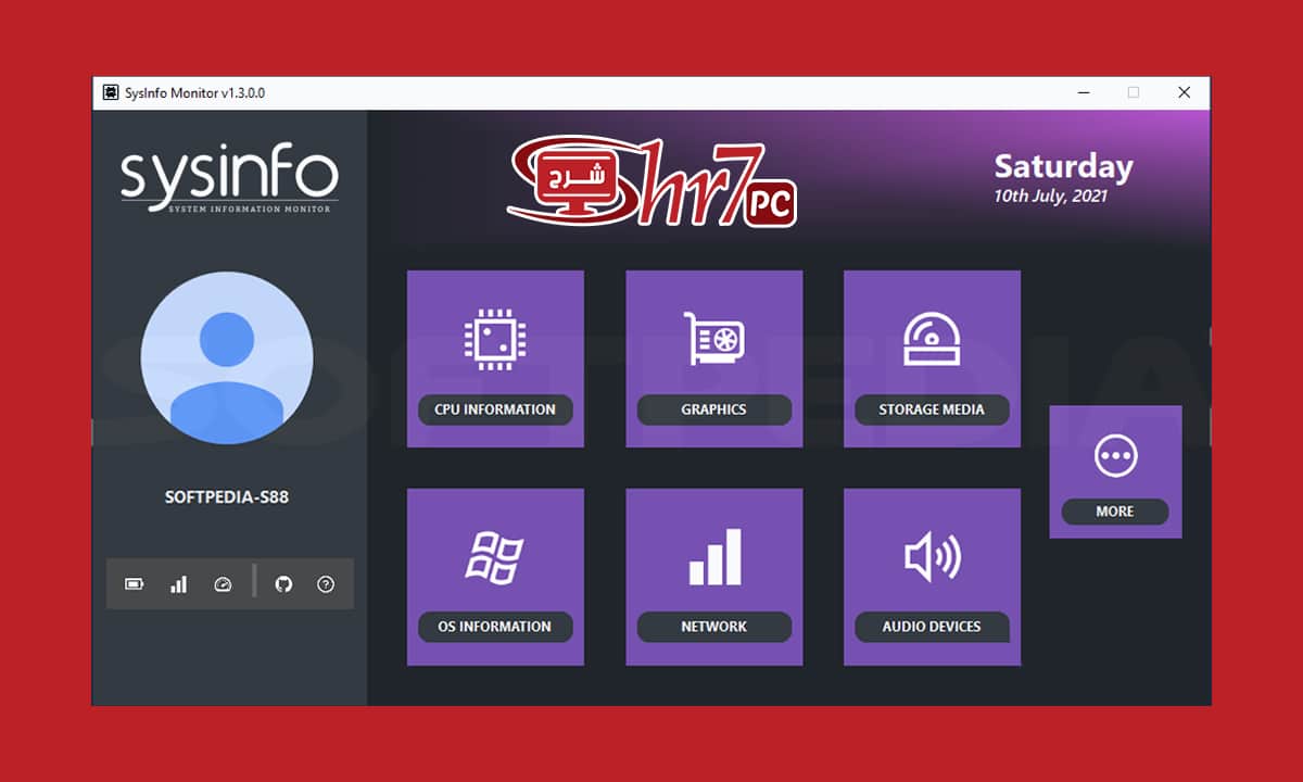 طريقة معرفة مواصفات جهازك بالتفصيل عن طريق هذا البرنامج الرائع - shr7pc