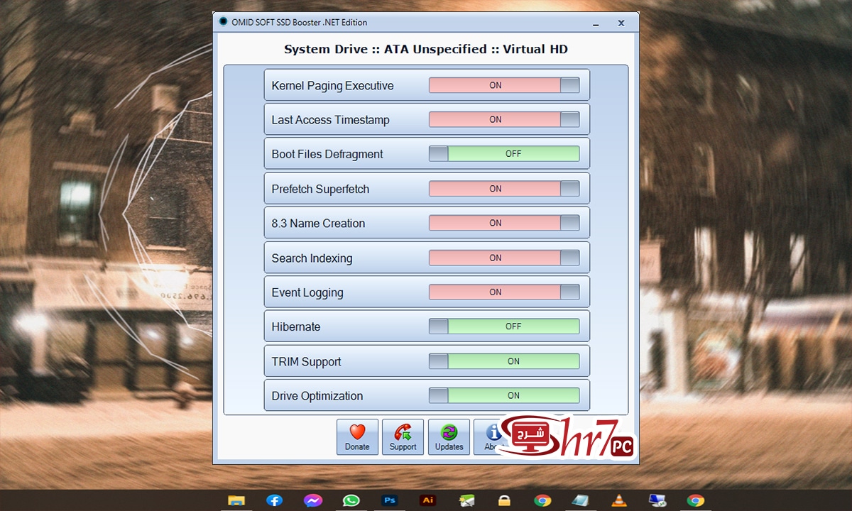 برنامج رائع لتحسين آداء SSD - shr7pc