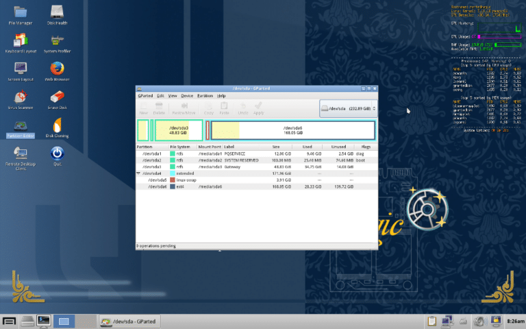 اسطوانة الصيانة وتقسيم الهارديسك | Parted Magic 2025 - shr7pc