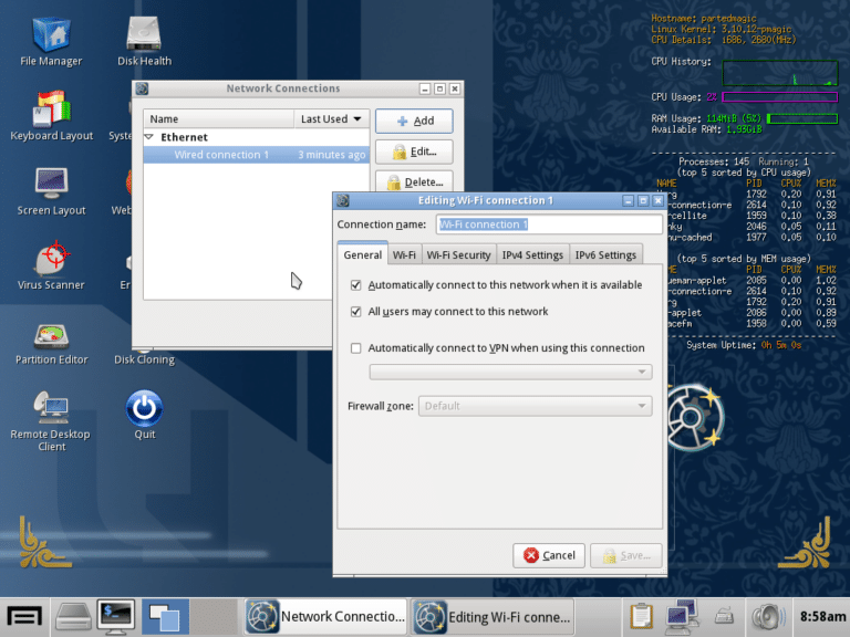 اسطوانة الصيانة وتقسيم الهارديسك | Parted Magic 2025 - shr7pc