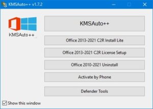 أداة KMSAuto++ | لتفعيل الويندوز والأوفيس - shr7pc