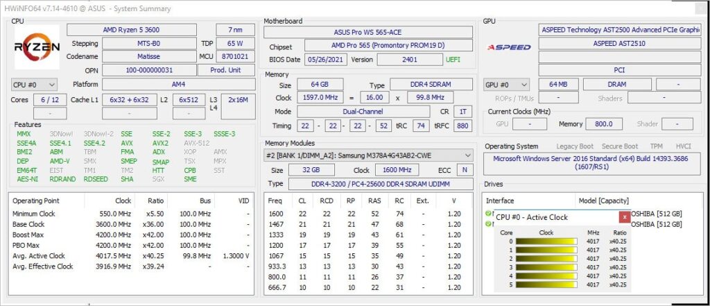 برنامج HWiNFO | لتحليل ومراقبة أجهزة الكمبيوتر - shr7pc