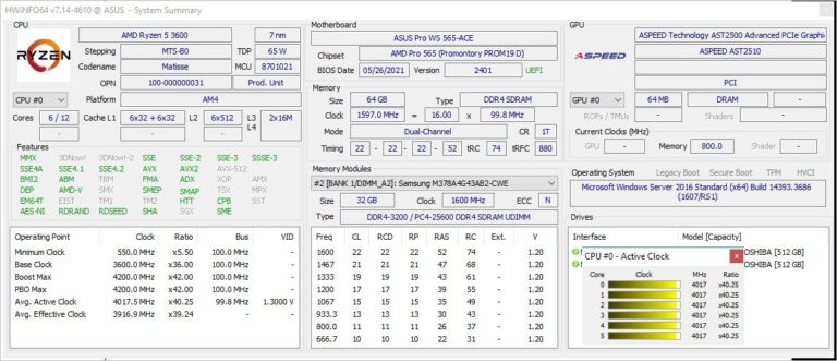برنامج HWiNFO | لتحليل ومراقبة أجهزة الكمبيوتر - shr7pc