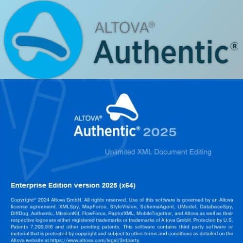 برنامج Altova Authentic Enterprise | لتحرير وتعديل بيانات XML - shr7pc