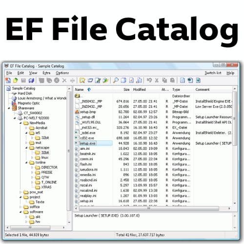 برنامج EF File Catalog | لإدارة وتنظيم الملفات - shr7pc