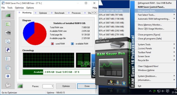 برنامج RAM Saver Professional | لتسريع الرامات - shr7pc