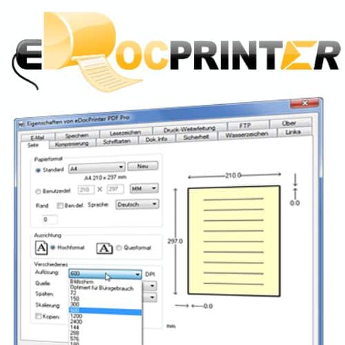 برنامج eDocPrinter PDF Pro | لإنشاء ملفات PDF - shr7pc