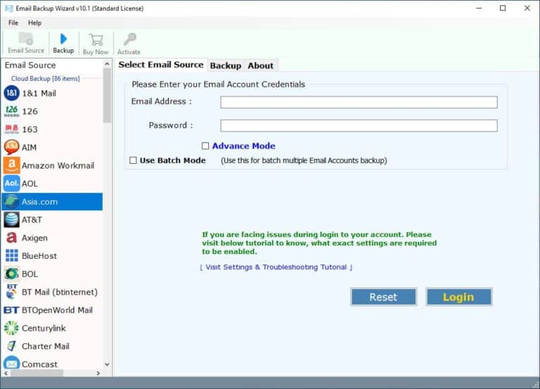 برنامج Email Backup Wizard Enterprise | لعمل نسخة احتياطية للبريد الإلكتروني - shr7pc