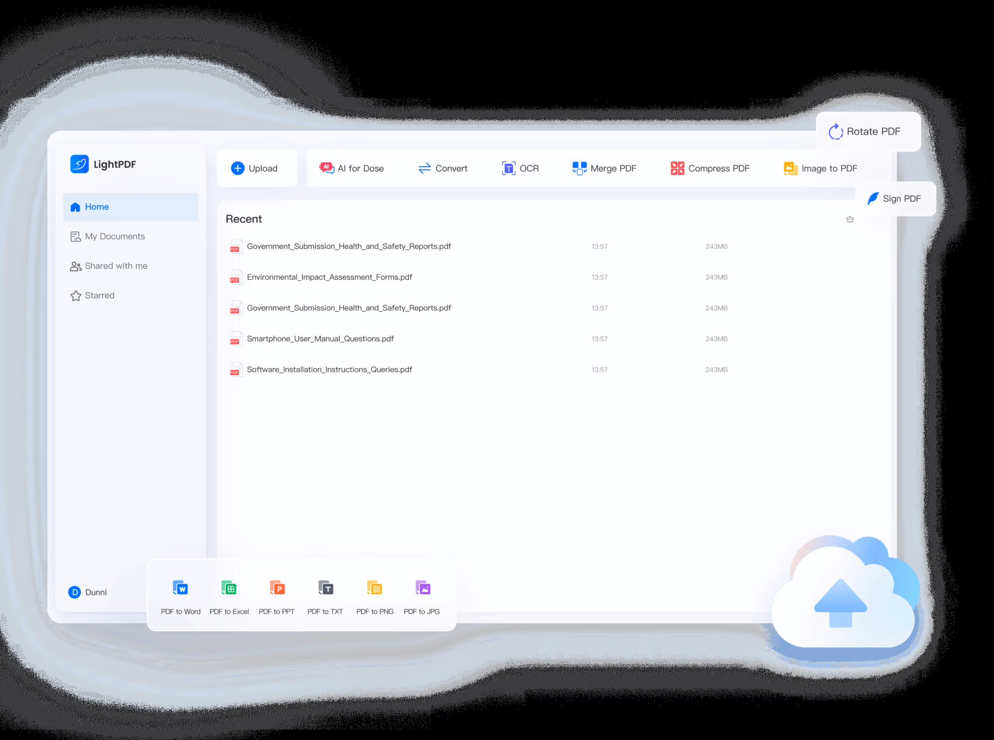 برنامج LightPDF Editor | لتحرير ملفات PDF - shr7pc