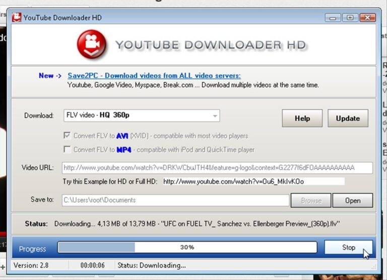 برنامج Youtube Downloader HD | لتحميل الفيديوهات من الإنترنت - shr7pc