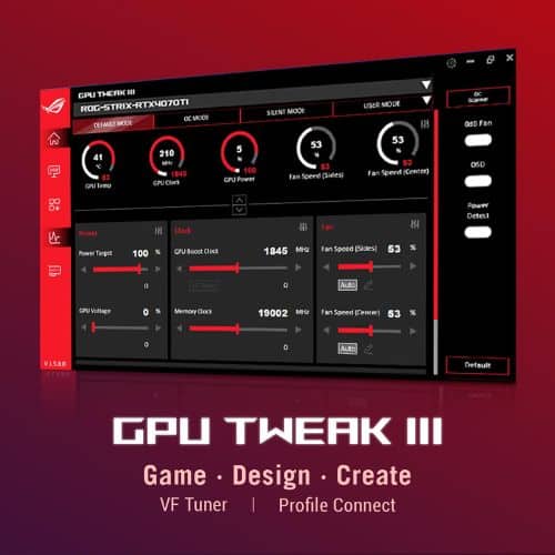 برنامج ASUS GPU Tweak III | للتحكم الكامل فى كارت الشاشة - shr7pc