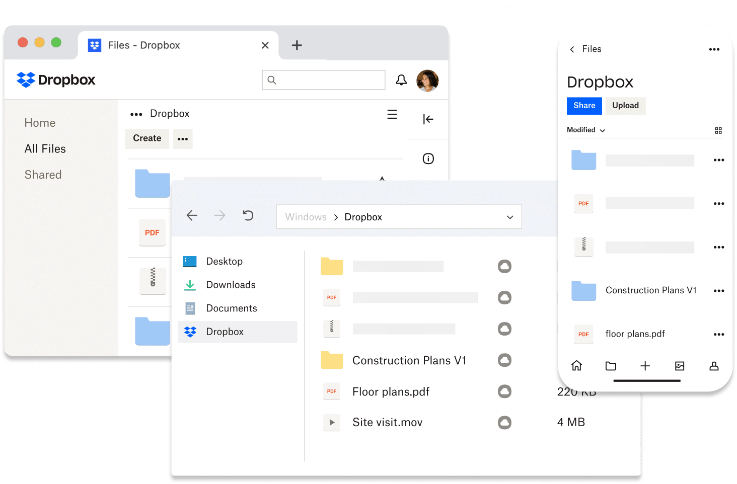 برنامج Dropbox | لتخزين ومشاركة الملفات - shr7pc