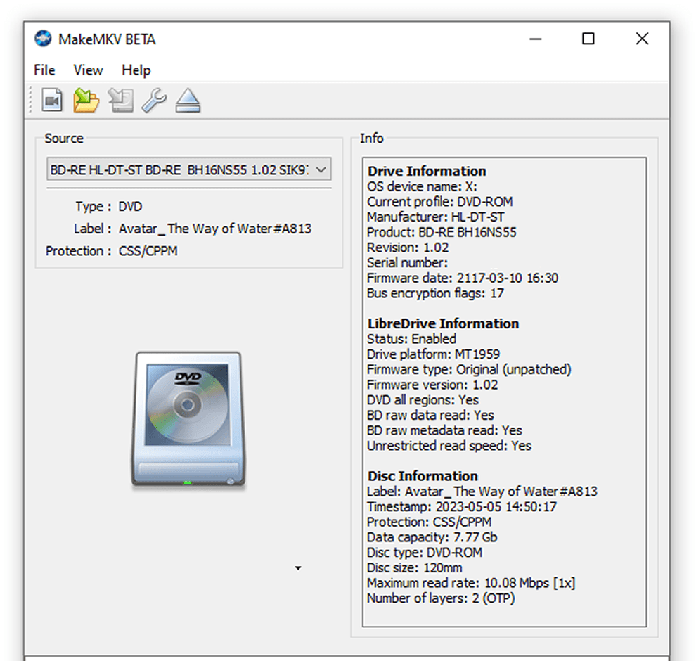 برنامج MakeMKV | لتحويل اسطوانات الفيديو - shr7pc