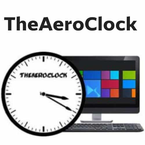 برنامج TheAeroClock | لإضافة ساعة على سطح المكتب - shr7pc