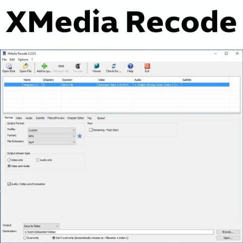 برنامج XMedia Recode | للتحويل بين صيغ الفيديو - shr7pc