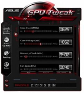 برنامج ASUS GPU Tweak III | للتحكم الكامل فى كارت الشاشة - shr7pc