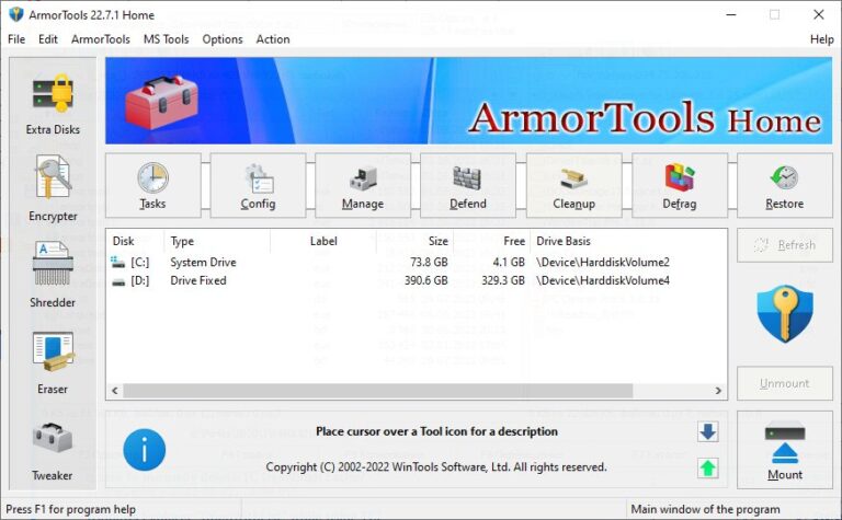 برنامج ArmorTools Pro | لحماية وصيانة الويندوز - shr7pc