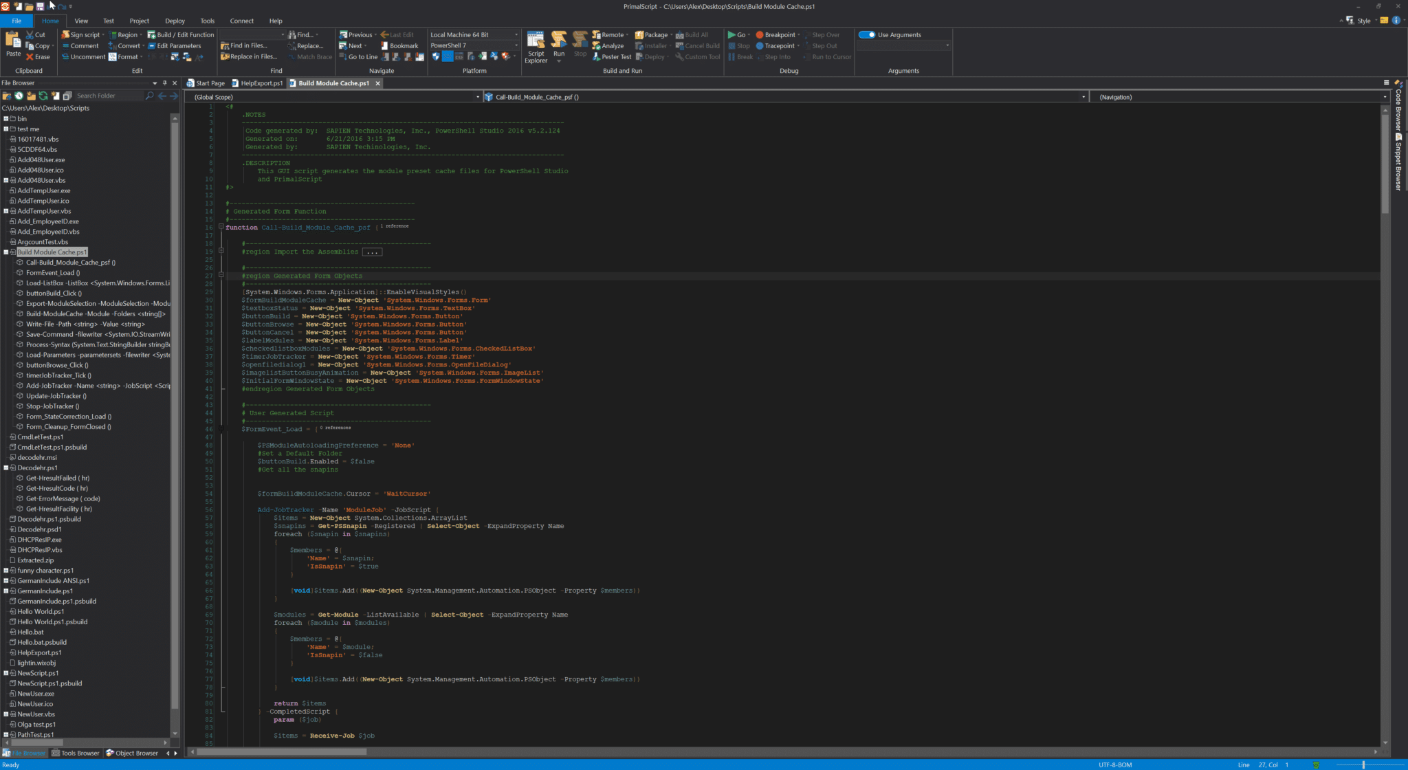 برنامج SAPIEN PrimalScript 2025 | لتحرير وإنشاء البرامج والتطبيقات - shr7pc