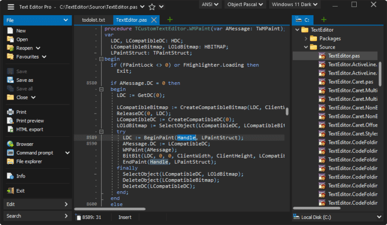 برنامج Text Editor Pro | تحرير النصوص - shr7pc