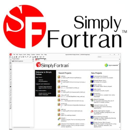 برنامج Approximatrix Simply Fortran | لتطوير تطبيقات Fortran - shr7pc