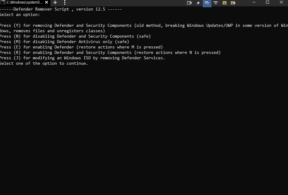 برنامج Defender Remover | لإزالة Windows Defender من الويندوز - shr7pc