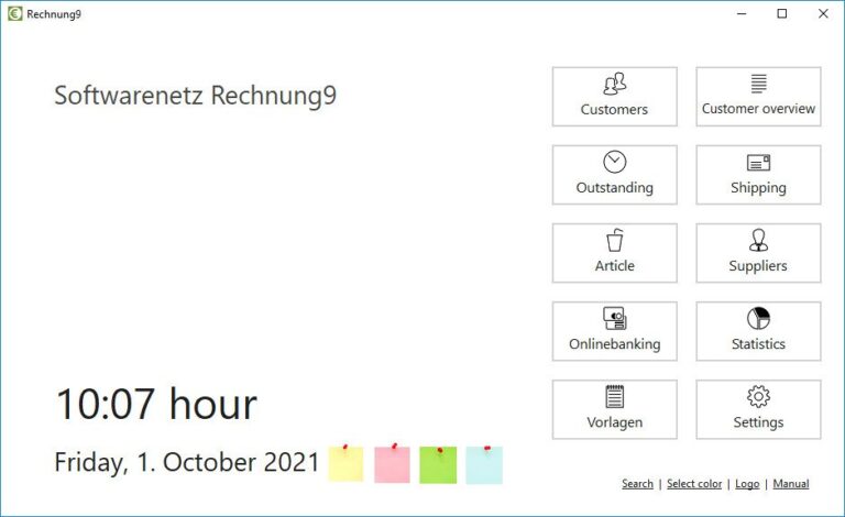 برنامج Softwarenetz Rechnung | لإدارة الفواتير والمستحقات للشركات - shr7pc