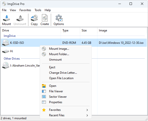 برنامج Yubsoft ImgDrive Pro | للتعامل مع الاسطوانات والأقراص الإفتراضية ...