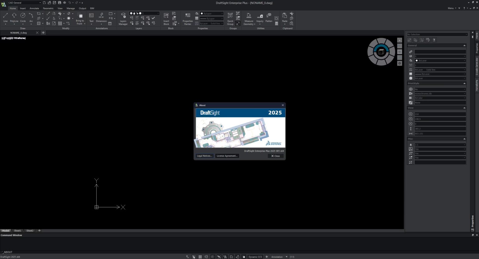 برنامج Dassault Systemes DraftSight Enterprise Plus | للتصميم الهندسي - shr7pc
