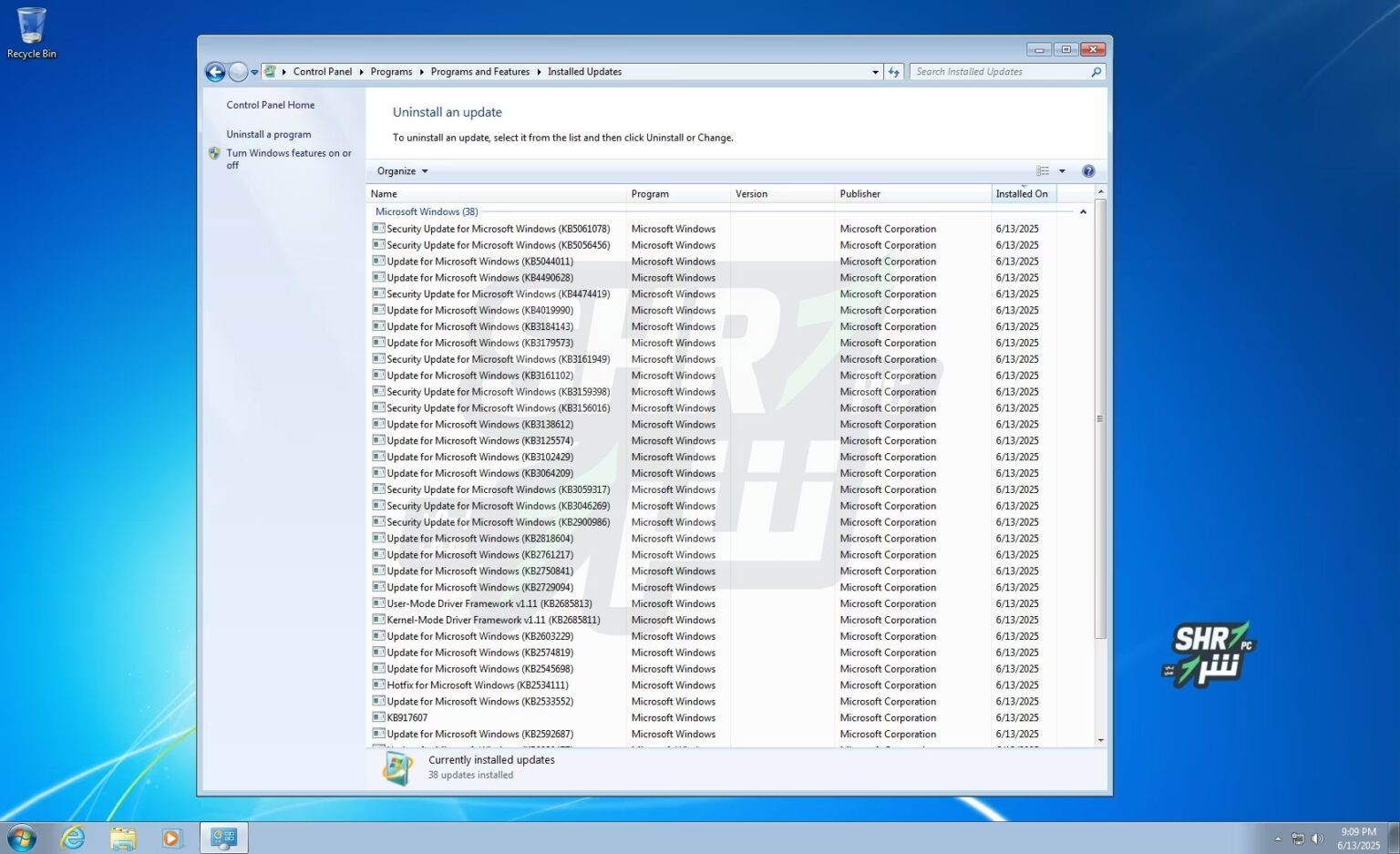 ويندوز سفن التميت بـكل اللغات 2025 | Windows 7 Ultimate | يونيو 2025 - shr7pc