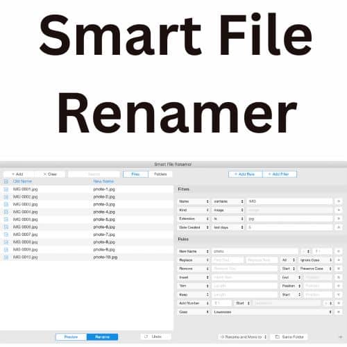 برنامج Smart File Renamer | لإعادة تسمية الملفات - shr7pc
