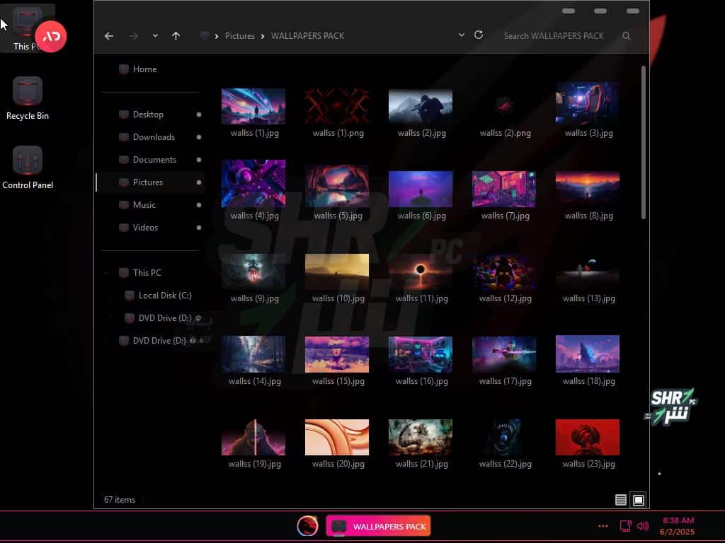 ويندوز 11 المخفف والمخصص للألعاب | Windows 11 Pro v24H2 ROG OS - shr7pc
