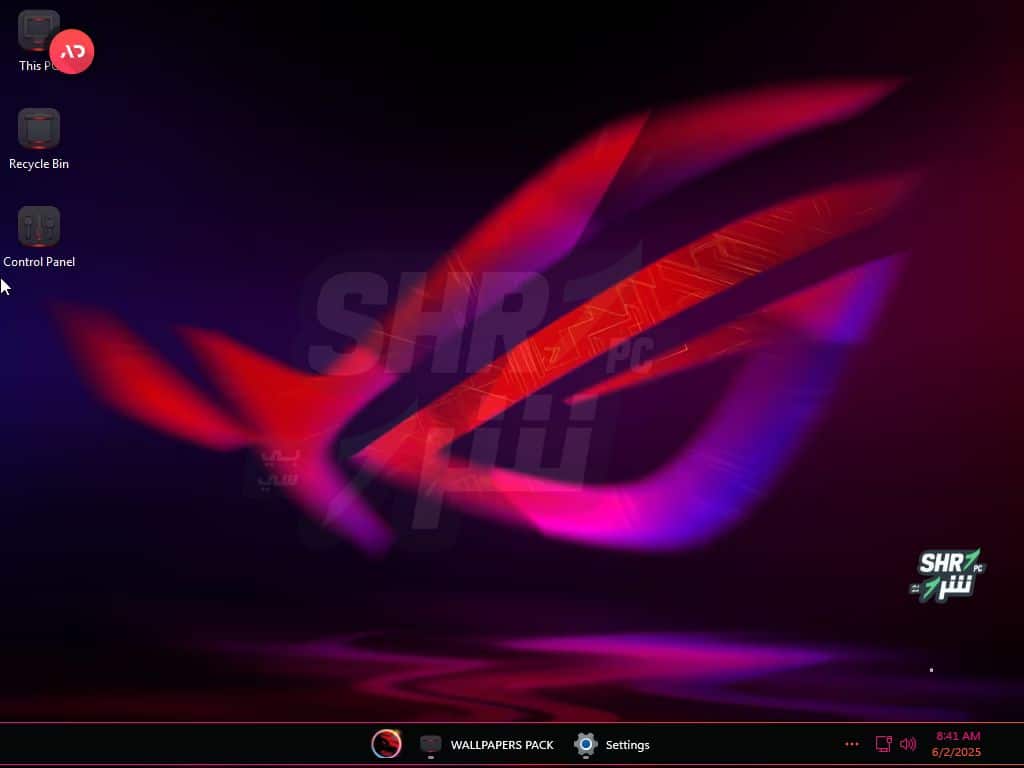 ويندوز 11 المخفف والمخصص للألعاب | Windows 11 Pro v24H2 ROG OS - shr7pc