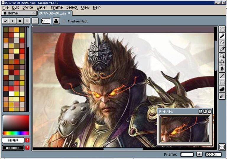 برنامج Aseprite | لإنشاء الرسوم والصور بتقنية البكسل - shr7pc