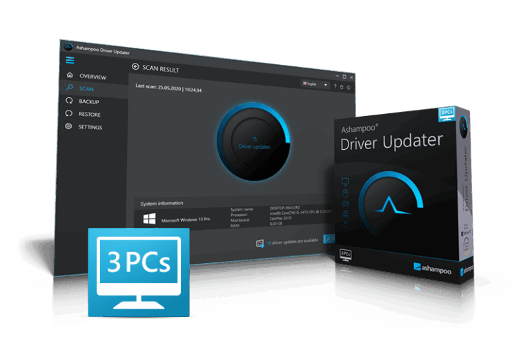 برنامج Ashampoo Driver Updater | لتحديث تعريفات الكمبيوتر - shr7pc