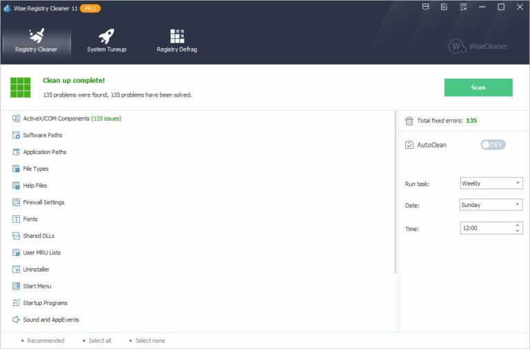 برنامج Wise Registry Cleaner Pro | لصيانة وتسريع وتنظيف الويندوز - shr7pc