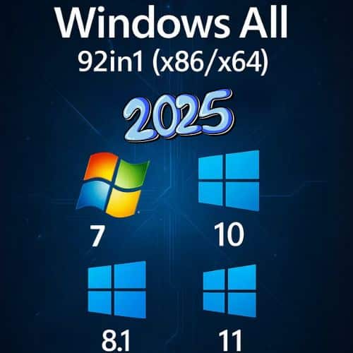 اسطوانة جميع إصدارات الويندوز | All Windows 7-8.1-10-11 | x86-x64 ...