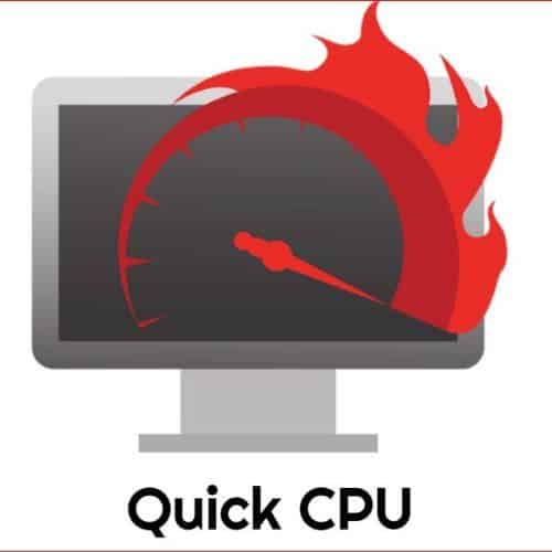 برنامج Quick CPU Pro | لتسريع وصيانة الويندوز - shr7pc