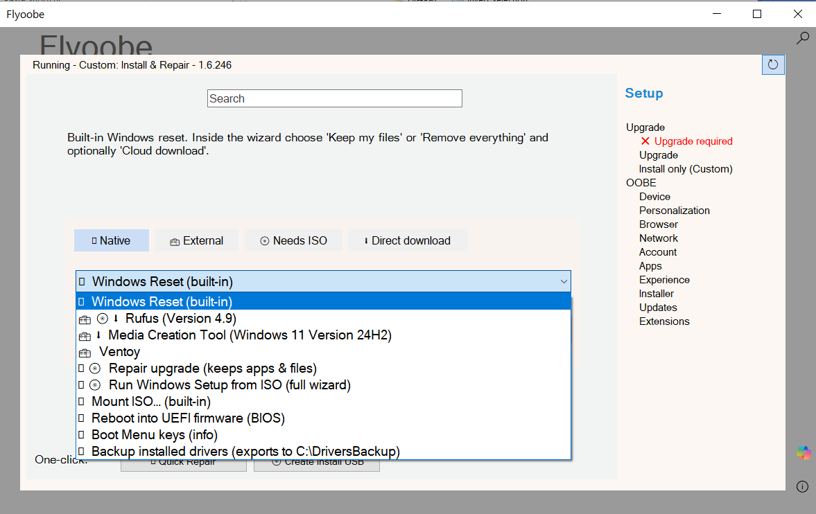 برنامج FlyOobe | لتثبيت ويندوز 11 - shr7pc
