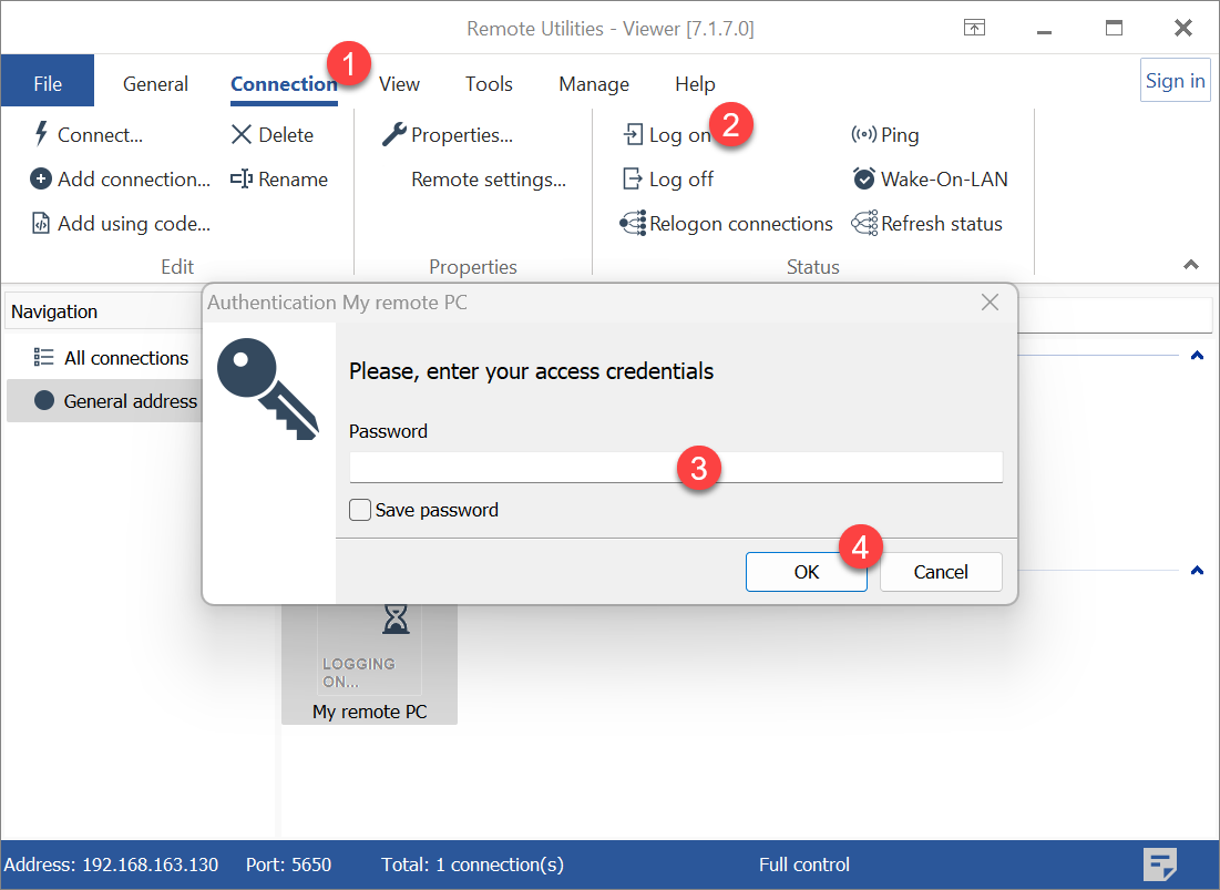 برنامج Remote Utilities Viewer | للتحكم في أجهزة الكمبيوتر عن بعد - shr7pc