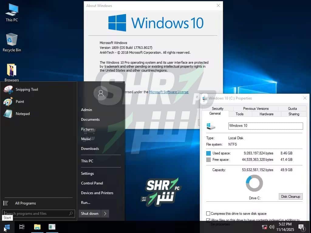 تنزيل ويندوز 10 برو لايت | Windows 10 Pro Lite AnkhTech | نوفمبر 2025 ...