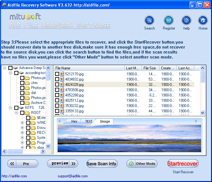 برنامج Aidfile Recovery Software | لاستعادة الملفات المحذوفة - shr7pc