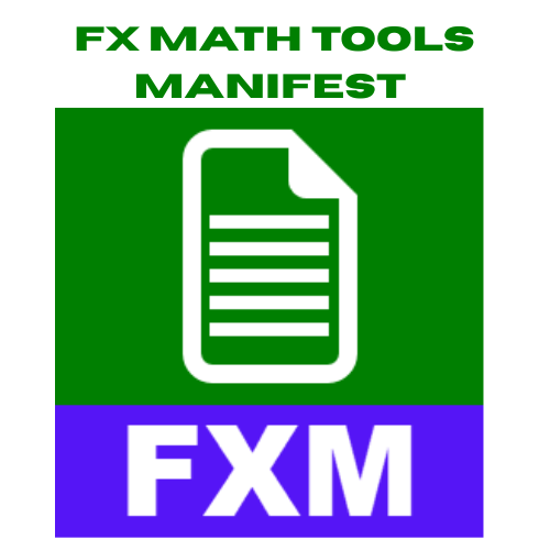 برنامج FX Math Tools Manifest | لكتابة المعادلات والرسوم البيانية - shr7pc