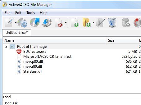 برنامج Active ISO Manager | لإنشاء وإدارة ملفات الأيزو باحترافية - shr7pc
